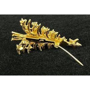 LJM | Jewelry | Laurentian Vintage Ljm Signed Gold Tone Rhinestone ...